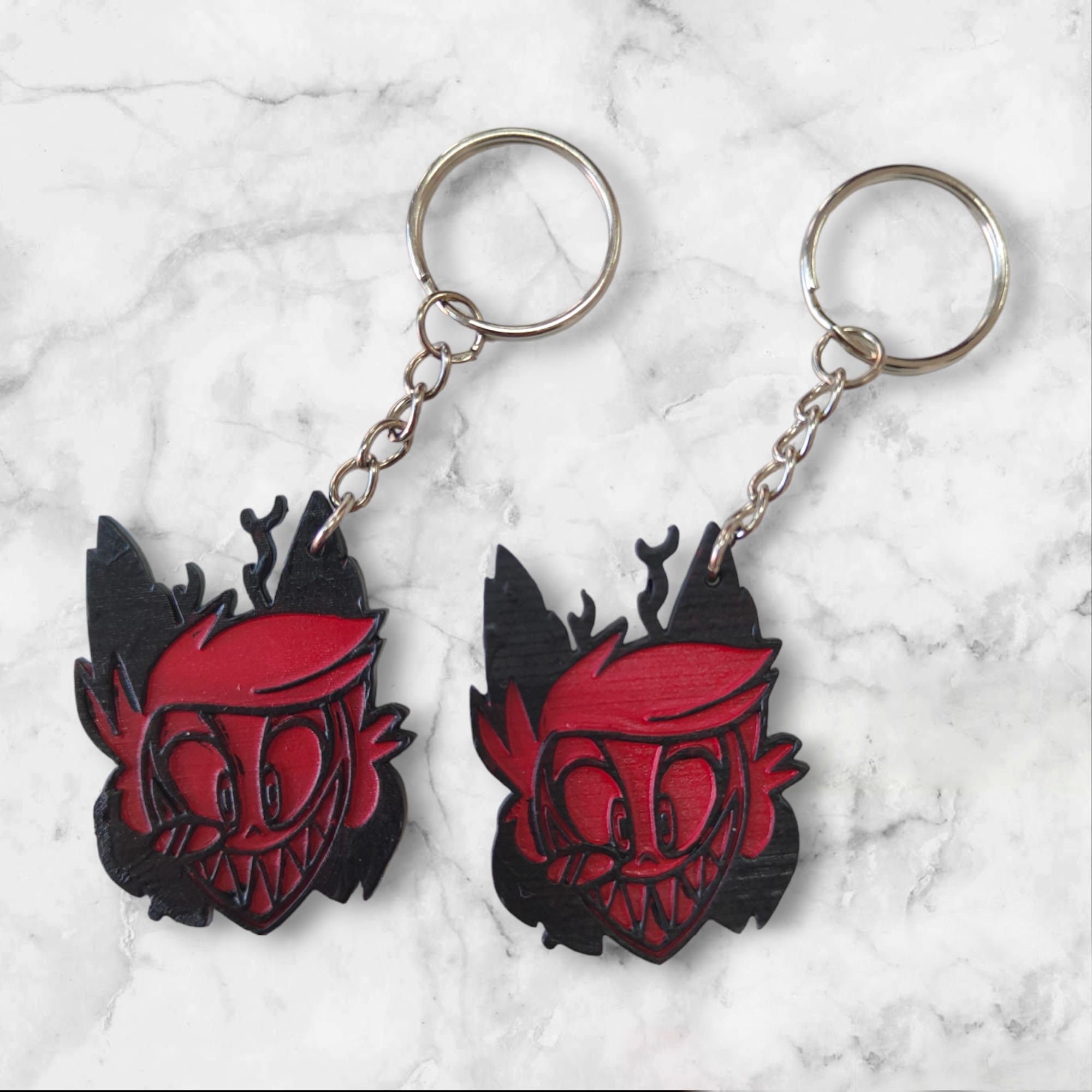 Alastor Hazbin Hotel Keychan - Etsy