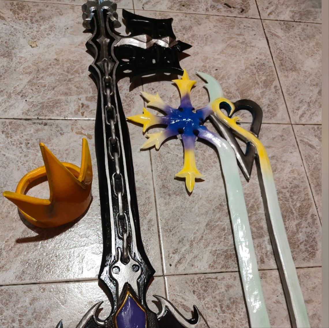 Keyblade Oblivion and Oathkeeper Kindom Hearts - Etsy