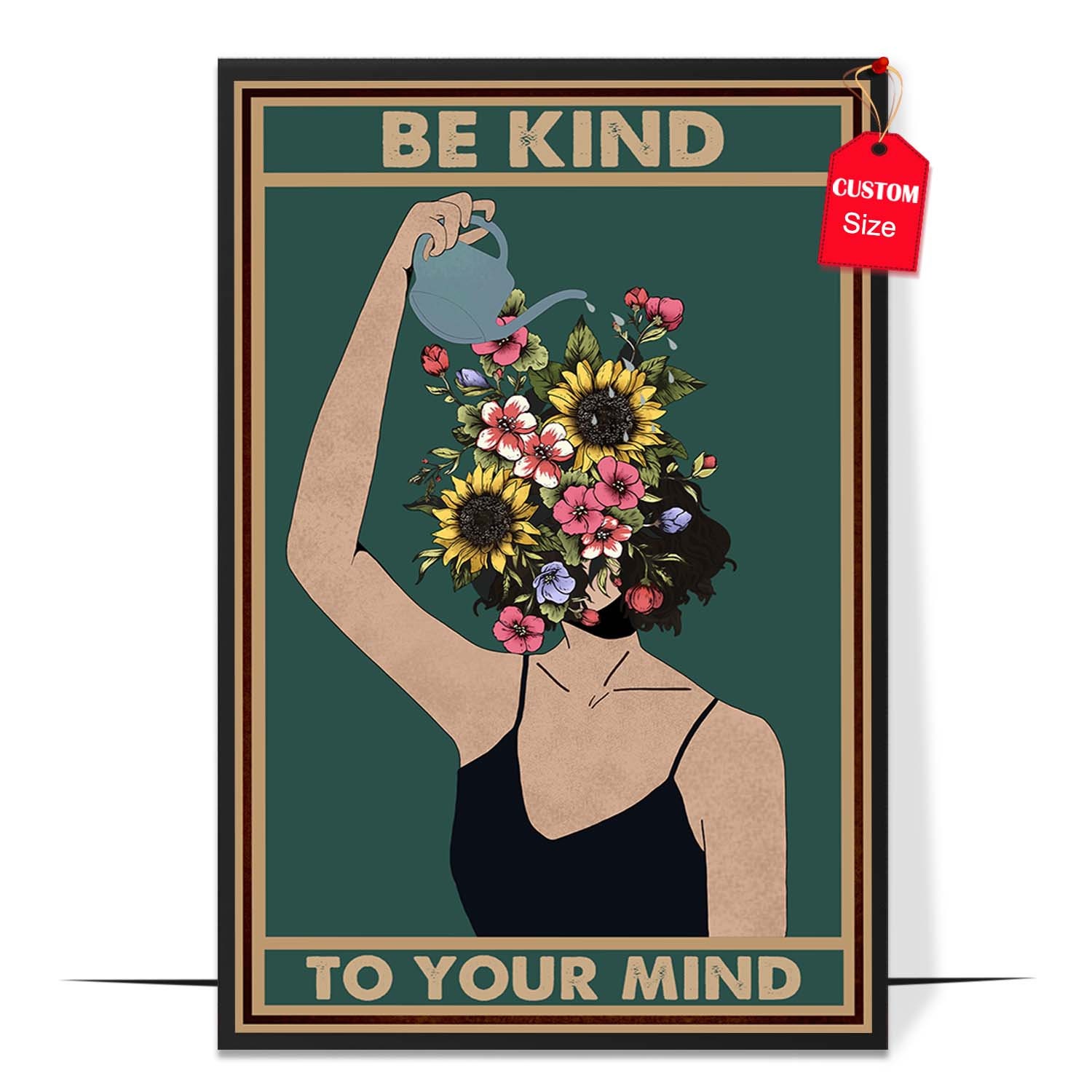 Unframed Be Kind To Your Mind Poster, mental health poster sold by Imprisoned Scullery | SKU ...