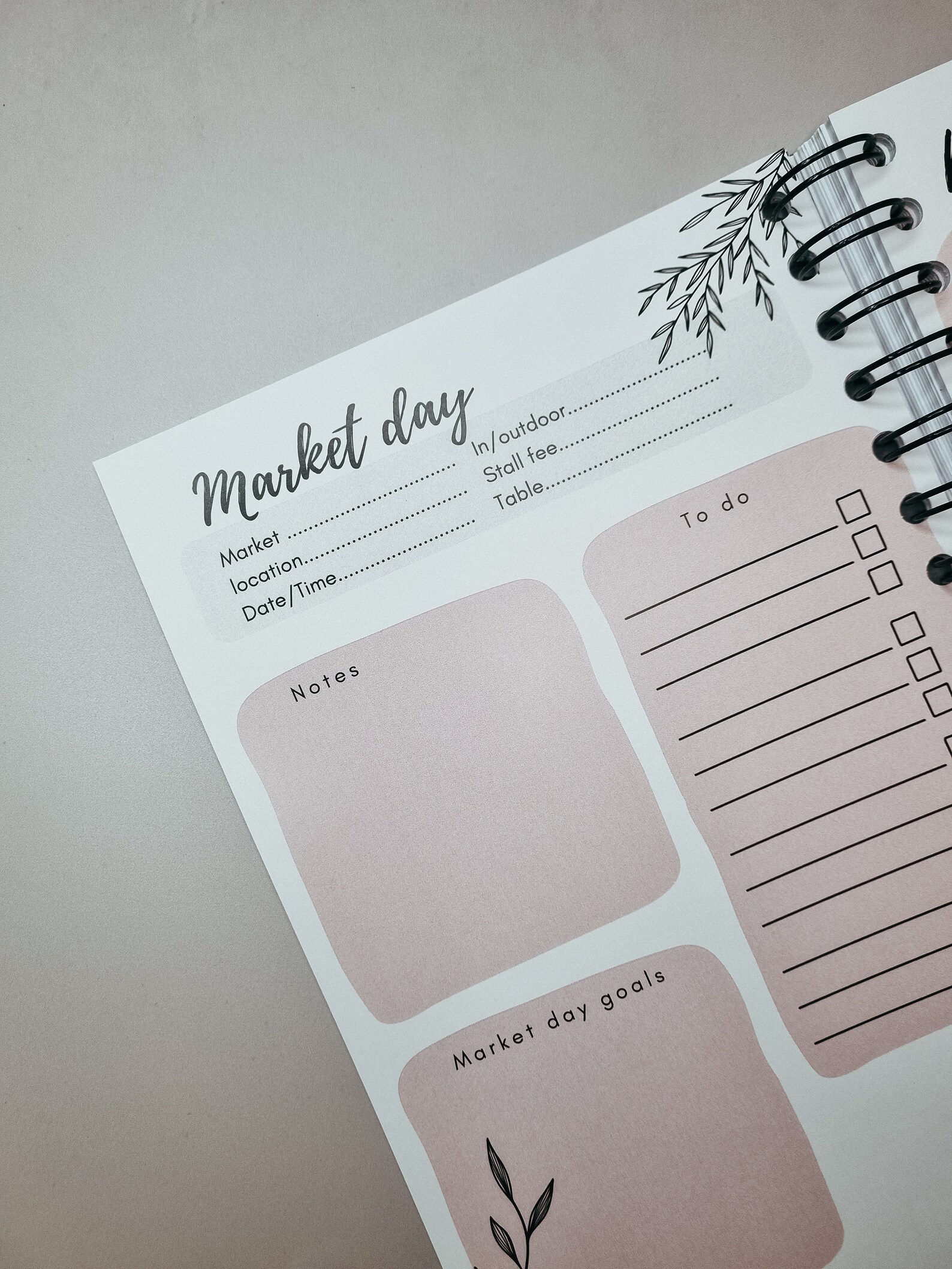 Made It Market Planner Craft Fair Planner A5 Size Market Diary Small ...