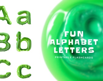Printable Alphabet Flashcards, Engaging ABC Printable Cards for Toddler ...