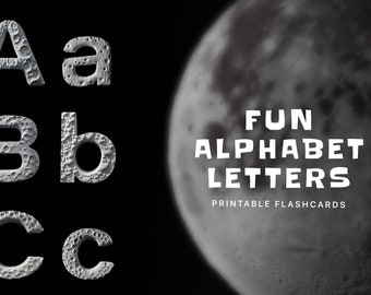 Printable Alphabet Flashcards, Engaging ABC Printable Cards for Toddler ...