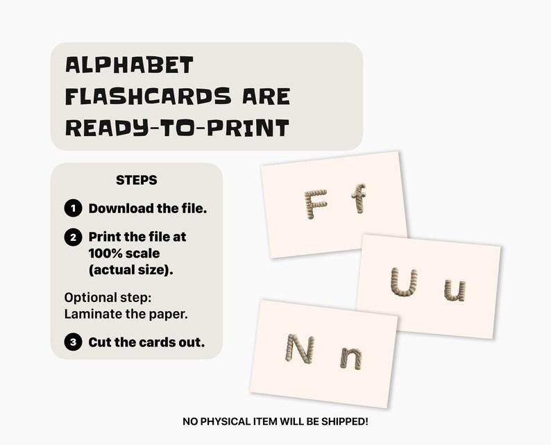 Printable Alphabet Flashcards, Engaging ABC Printable Cards for Toddler ...