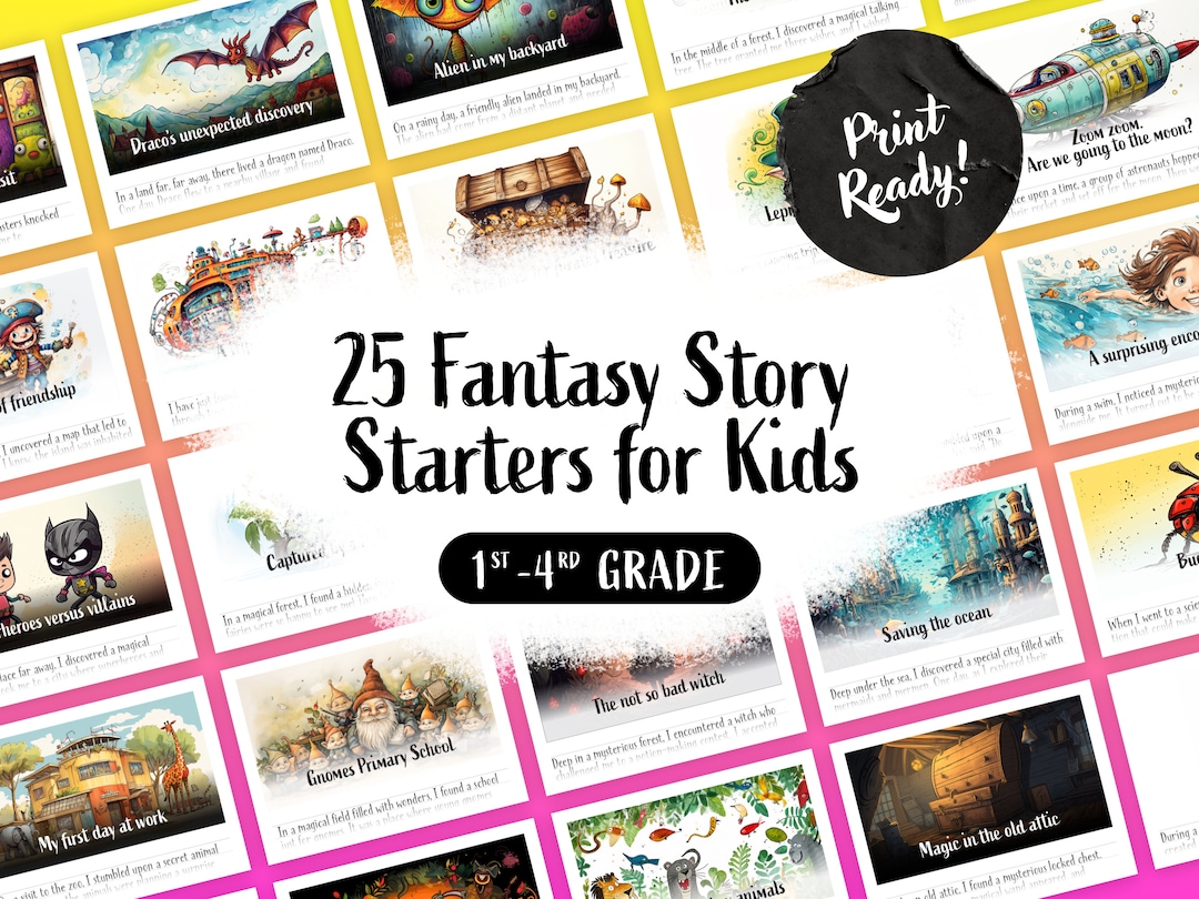 Creative Writing Prompts for Kids, Story Starters, Writing Practice ...