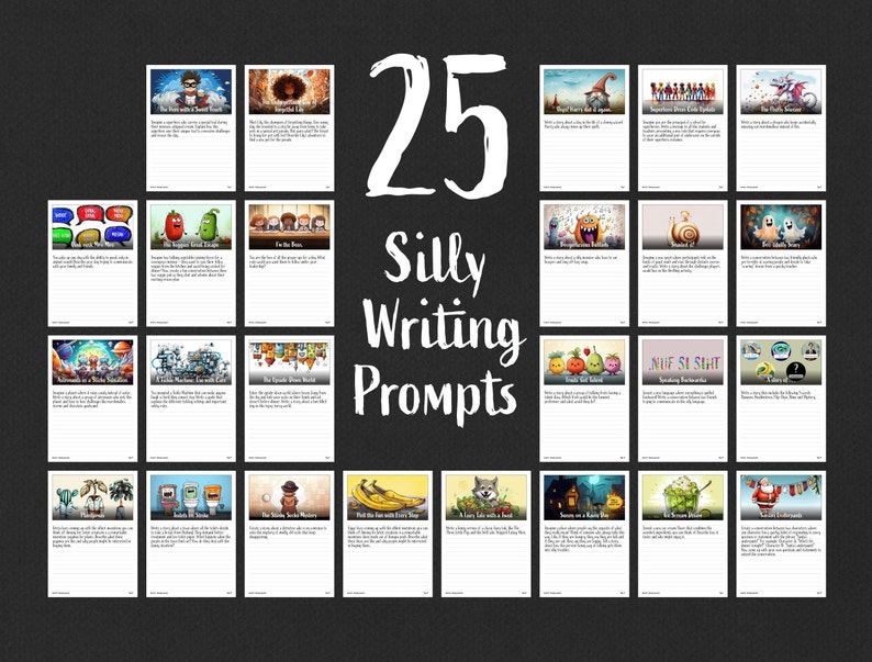 Creative Writing Prompts for Kids, Fun Writing Practice for Elementary ...