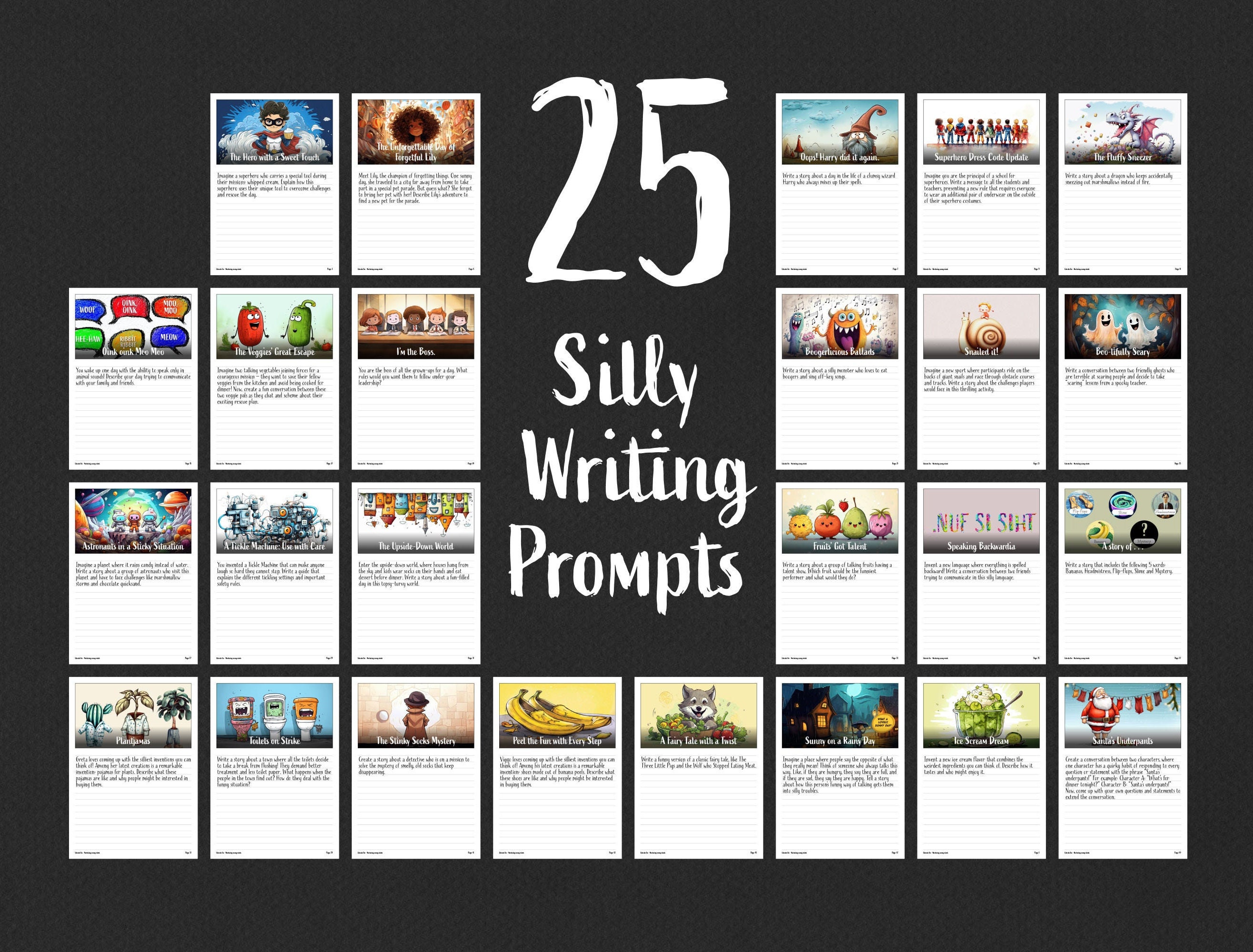 Creative Writing Prompts for Kids, Fun Writing Practice for Elementary ...