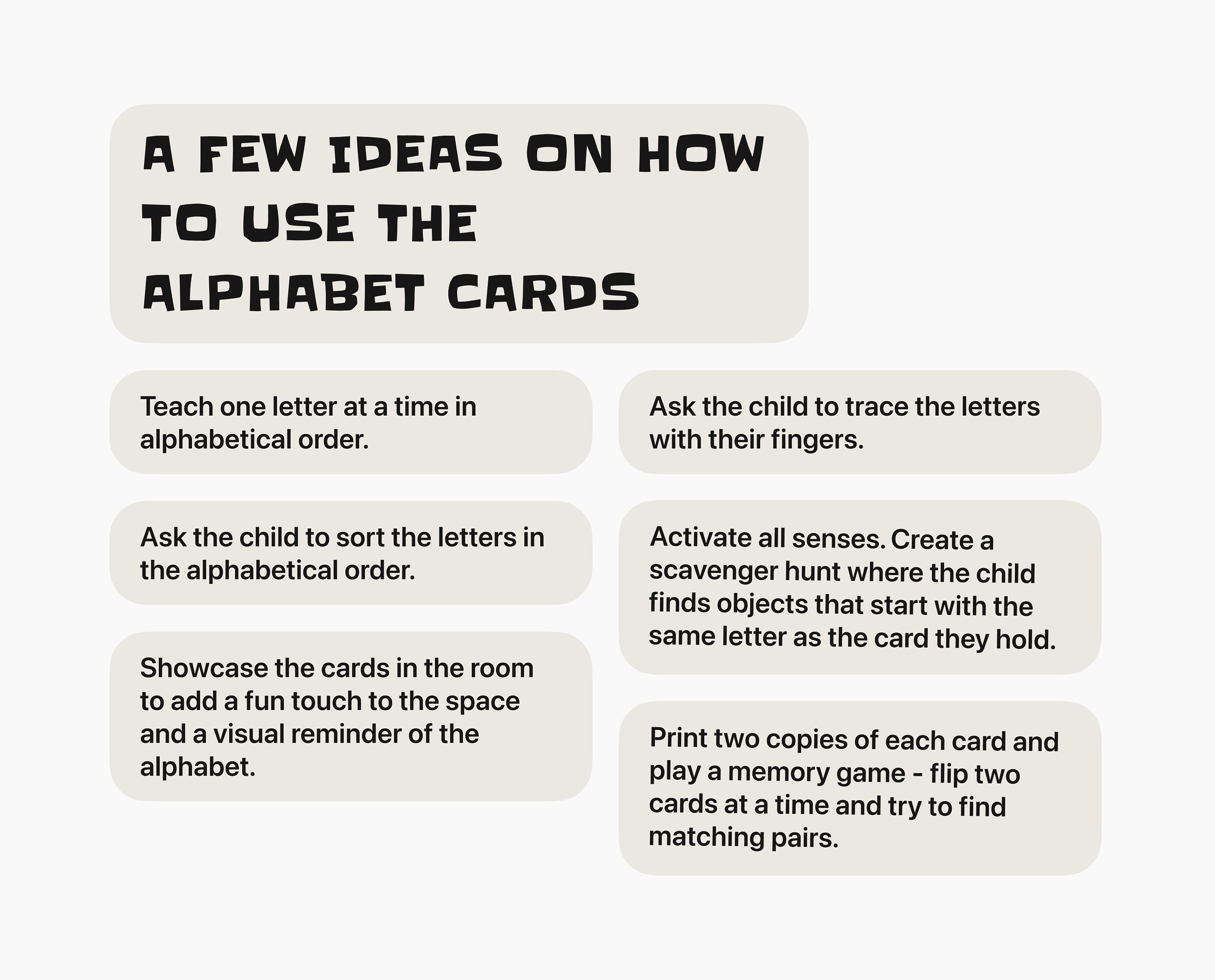 Printable Alphabet Flashcards, Engaging ABC Printable Cards for Toddler ...