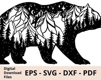 Forest Dxf Cut File Trees Dxf Svg for Cnc Cnc Router Files - Etsy