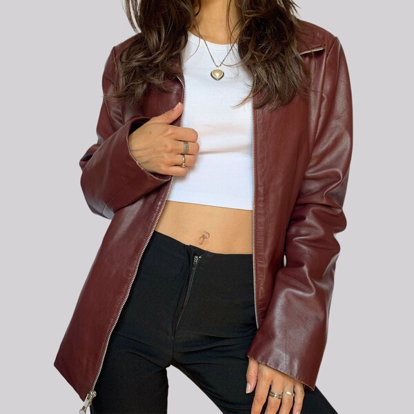 Leather Straight Jacket - Etsy