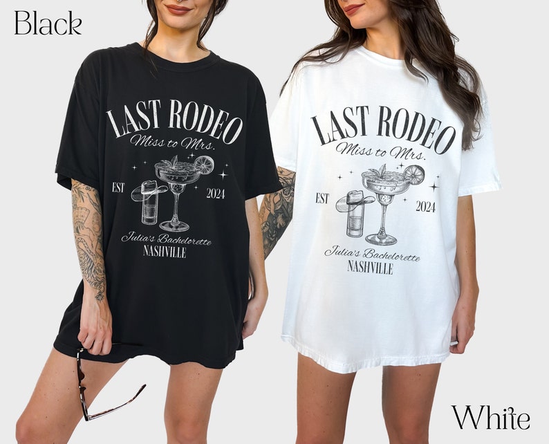 Custom Last Rodeo Bachelorette Comfort Colors Last Hoedown Charleston ...