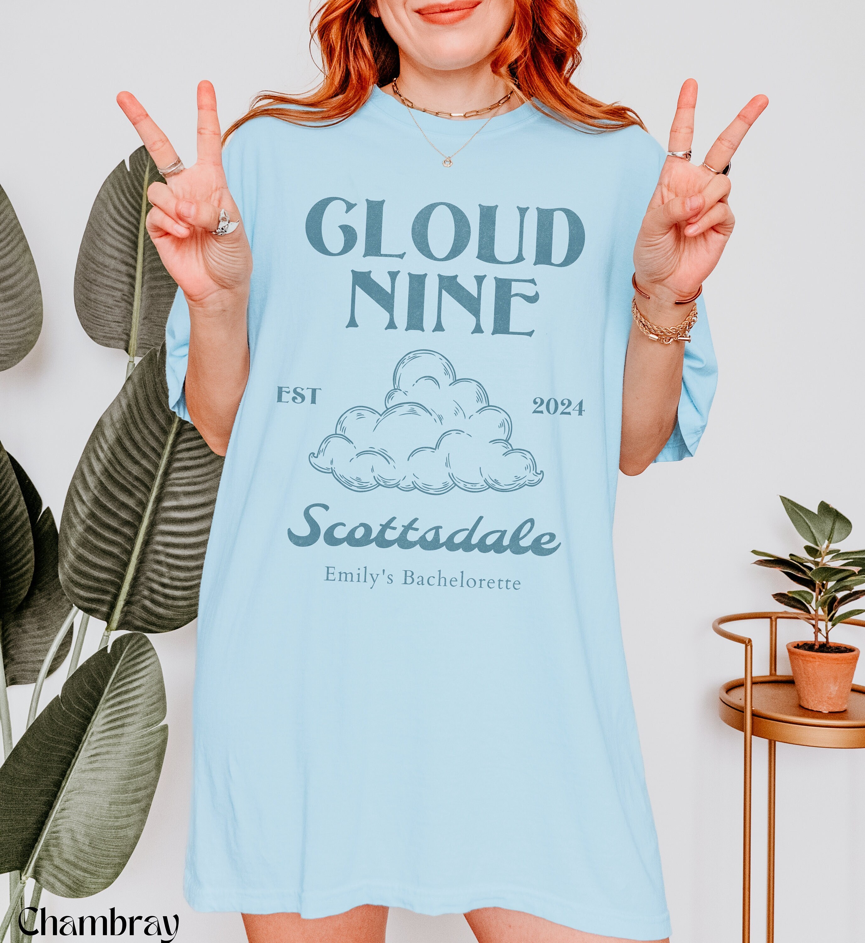 Cloud Nine Bachelorette Shirt Comfort Colors on Cloud Nine - Etsy