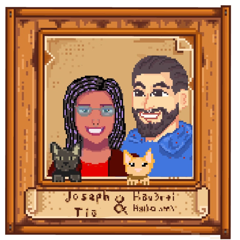 Stardew Valley Portraits: Custom Pixel Self Portraits - Etsy