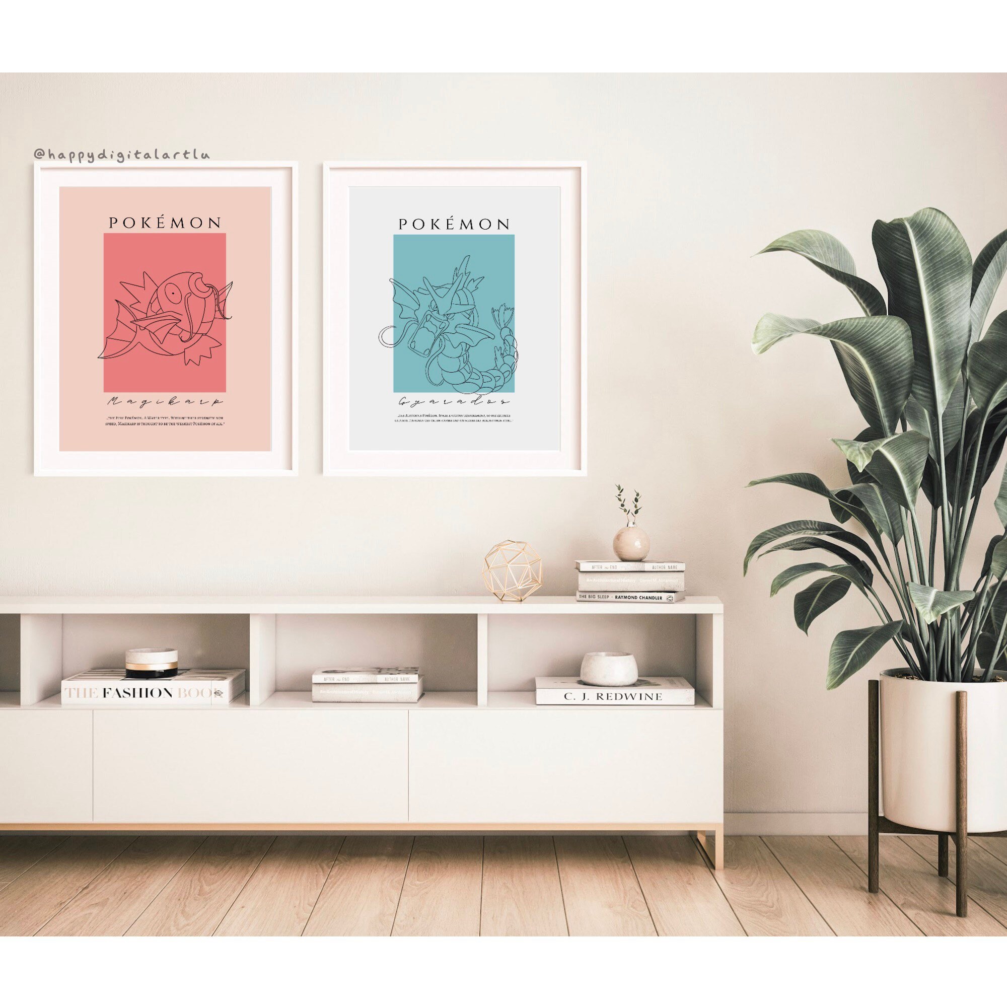 Set of Pokémon First Generation Wall Art, INSTANT DOWNLOAD, Modern Wall ...