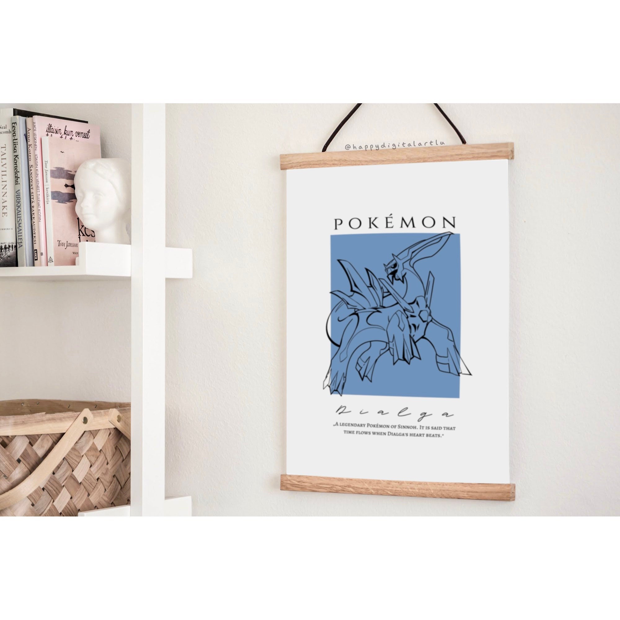 Dialga Poster Pokémon Fourth Generation Wall Art INSTANT - Etsy