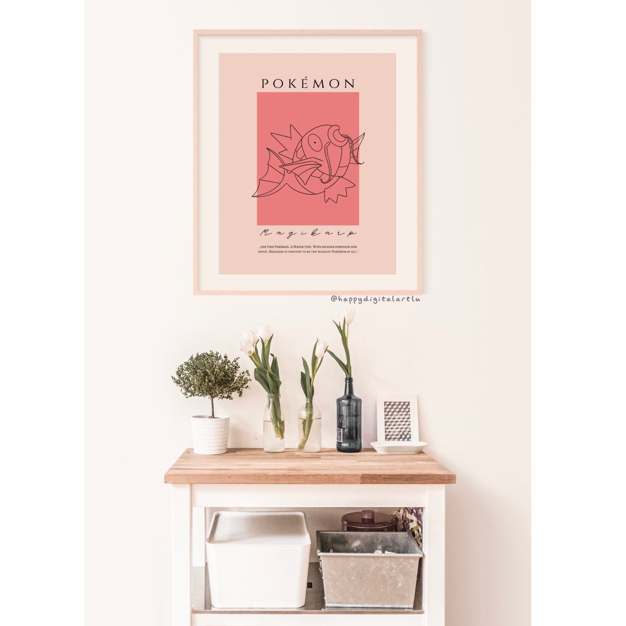 Magikarp Poster Pokémon First Generation Wall Art INSTANT - Etsy