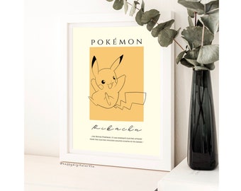 Gyarados Poster Pokémon First Generation Wall Art INSTANT - Etsy