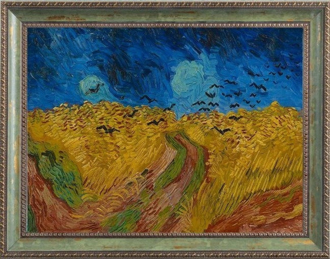Wheatfield With Crows From Vincent Van Gogh Van Gogh - Etsy