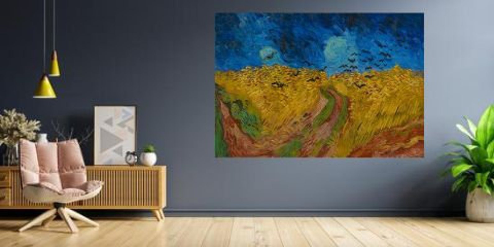 Wheatfield With Crows From Vincent Van Gogh Van Gogh - Etsy
