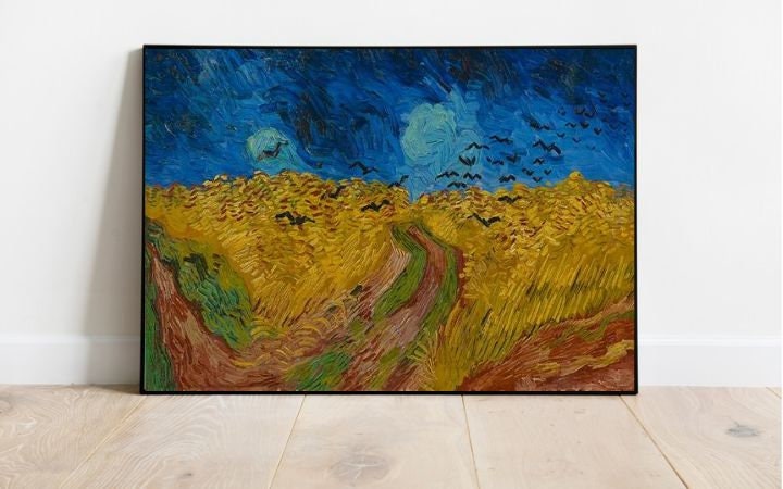 Wheatfield With Crows, From Vincent Van Gogh, Van Gogh Painting, Van ...