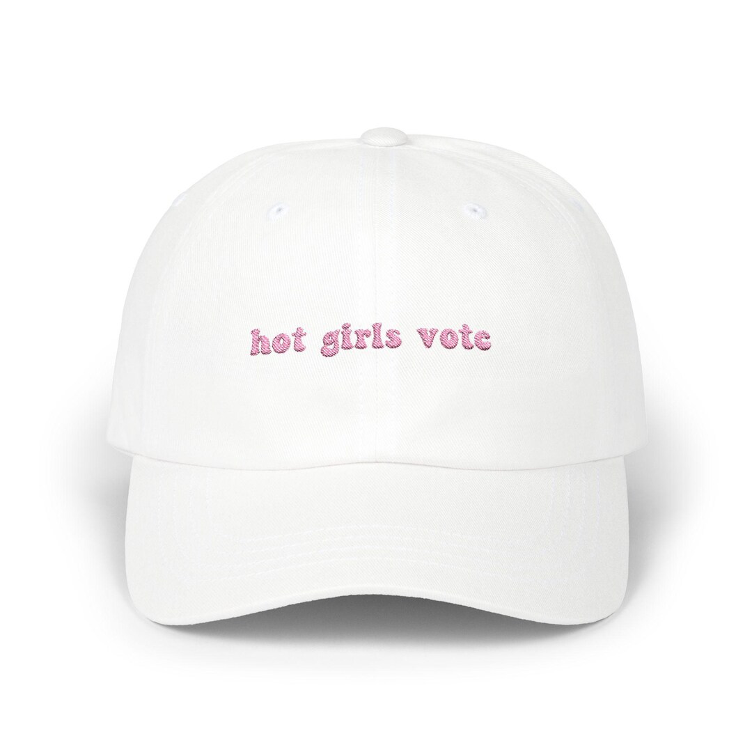Hot Girls Vote Dad Cap Classic Adjustable Election Hat, Bold Statement ...