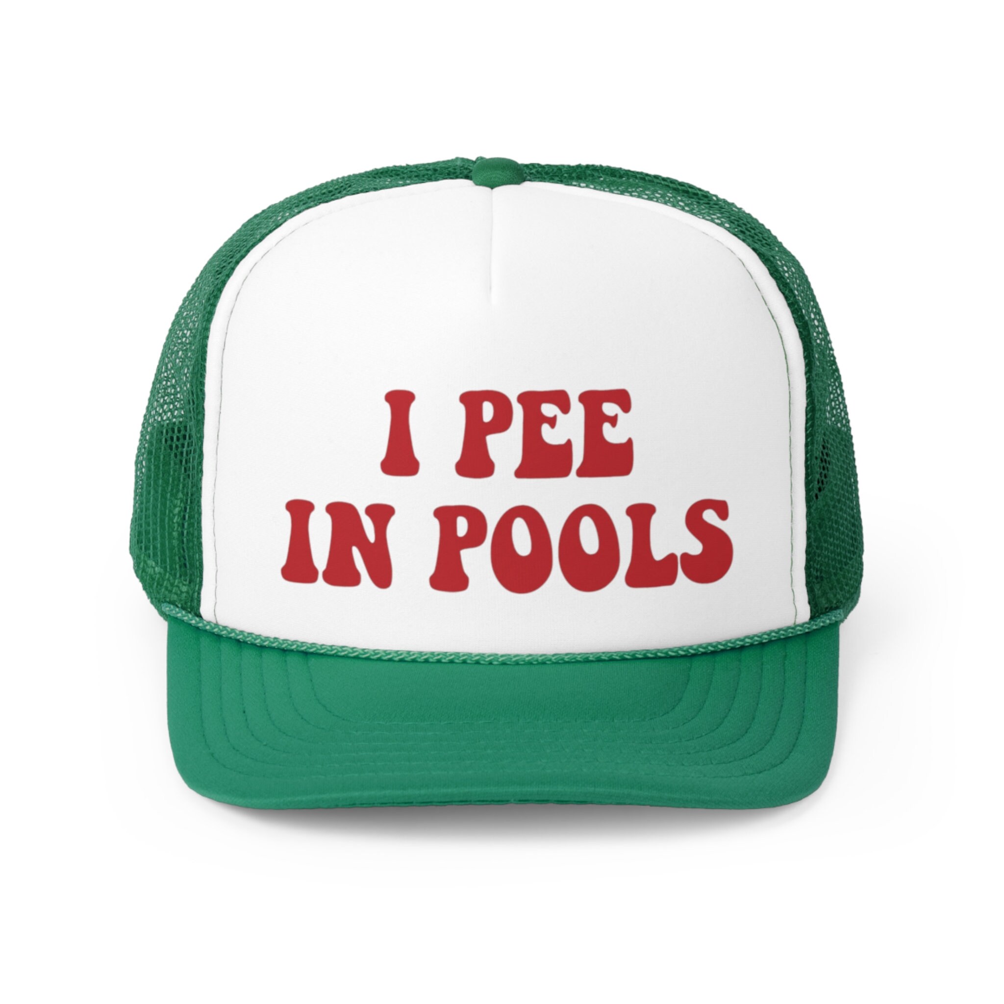 I Pee in Pools Trucker Caps, Y2k Trucker Hat, Classic Snapback, 2000s ...