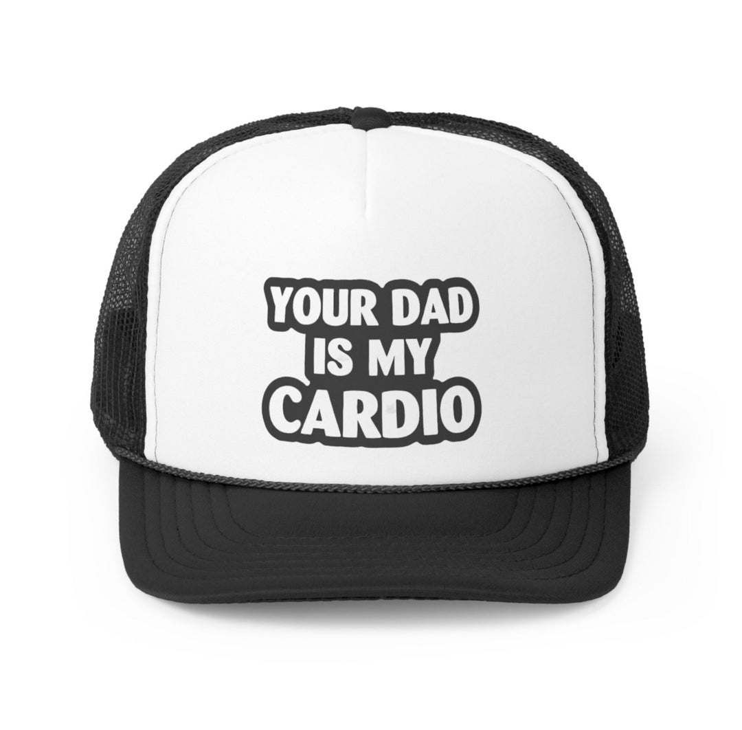 Your Dad is My Cardio Trucker Caps, Classic Snapback, 2000s Era Hat ...