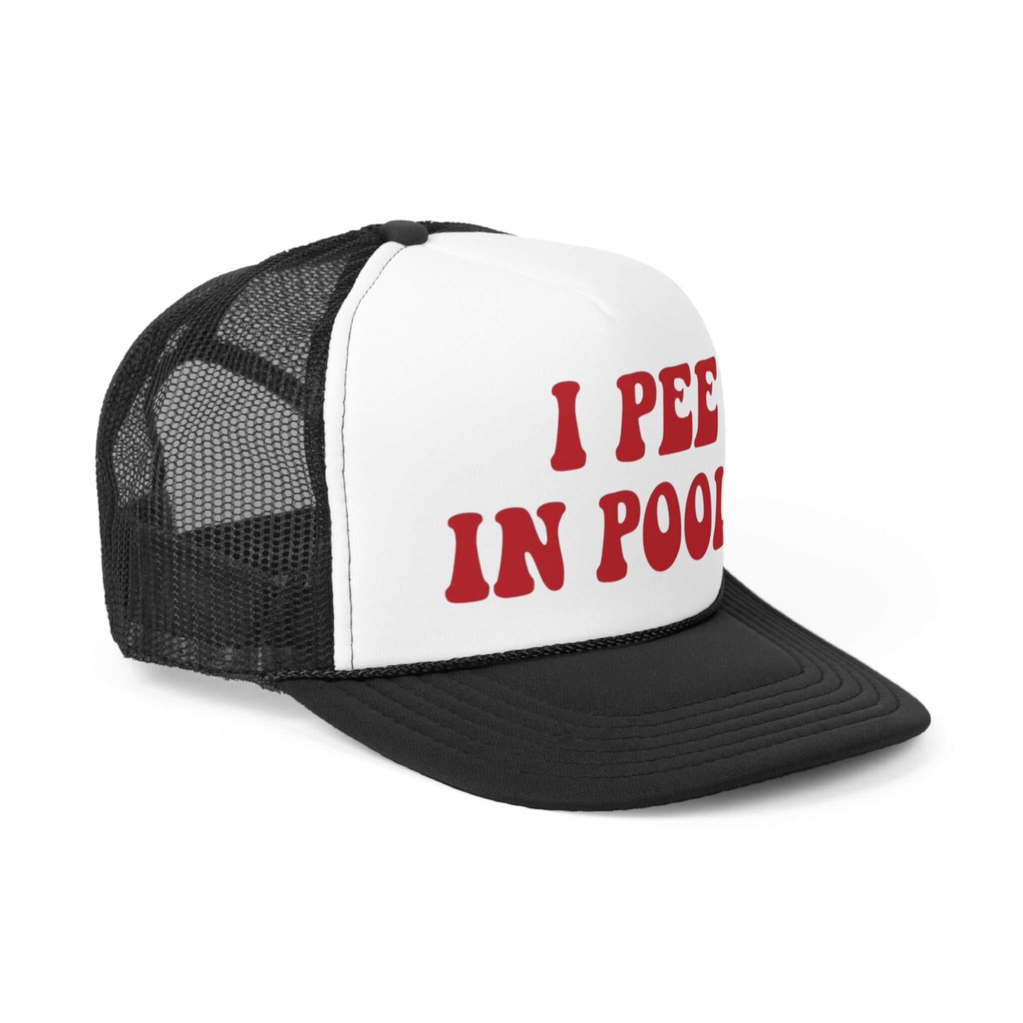 I Pee in Pools Trucker Caps, Y2k Trucker Hat, Classic Snapback, 2000s ...