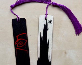 Neon Jellyfish Wooden Bookmark Single Hand Painted - Etsy