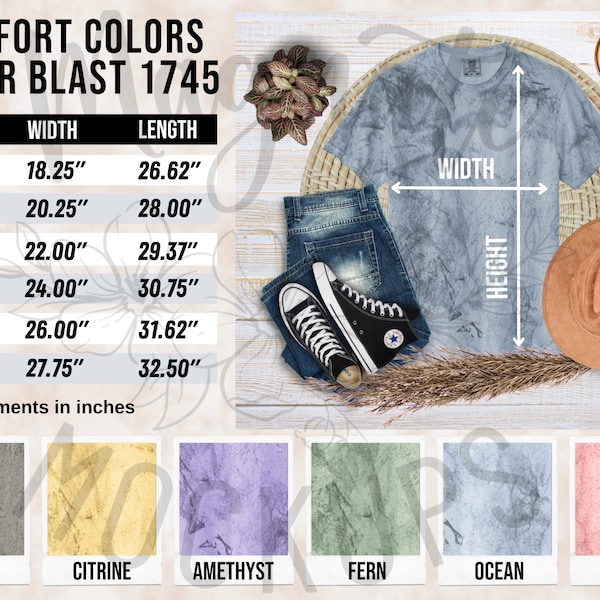 Blast Color Chart - Etsy Canada