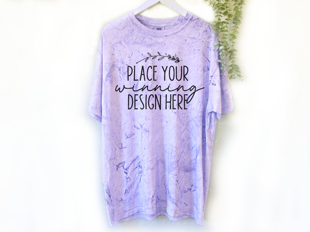 Amethyst Comfort Colors Mockup Hanging 1745 Shirt Mock up 1745 - Etsy