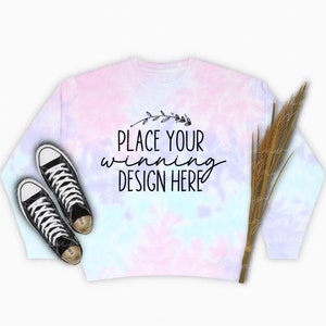 Colortone 8100 Sweatshirt Mockup Bundle Eternity Lagoon Cotton Candy ...