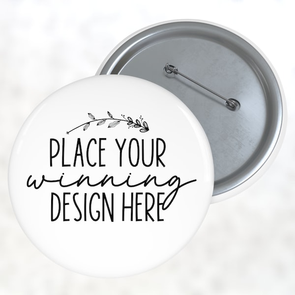 Pin Button - Etsy