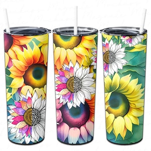 20oz Skinny Tumbler With Straw Mockup Printify 20 Ounce Steel Tumbler ...