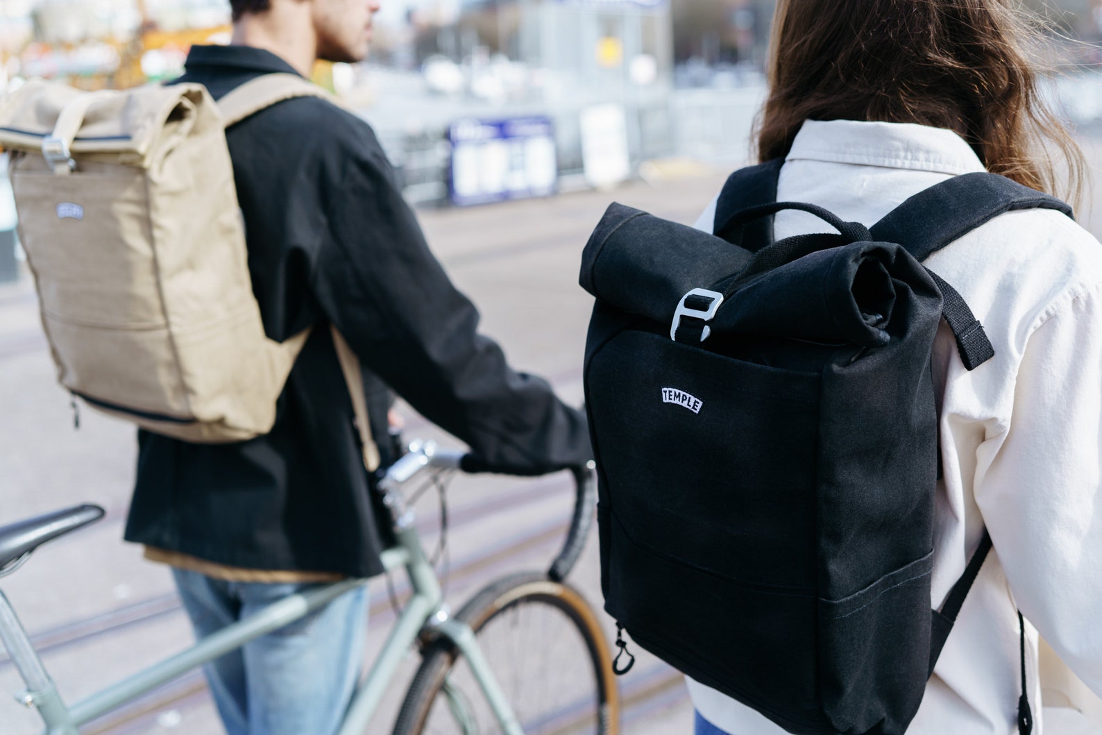Waxed Cotton Canvas Roll-top Backpack: 13" Laptop Sleeve, Commuter ...