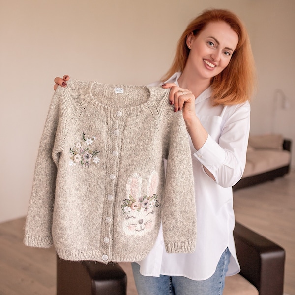 Custom Cardigan - Etsy