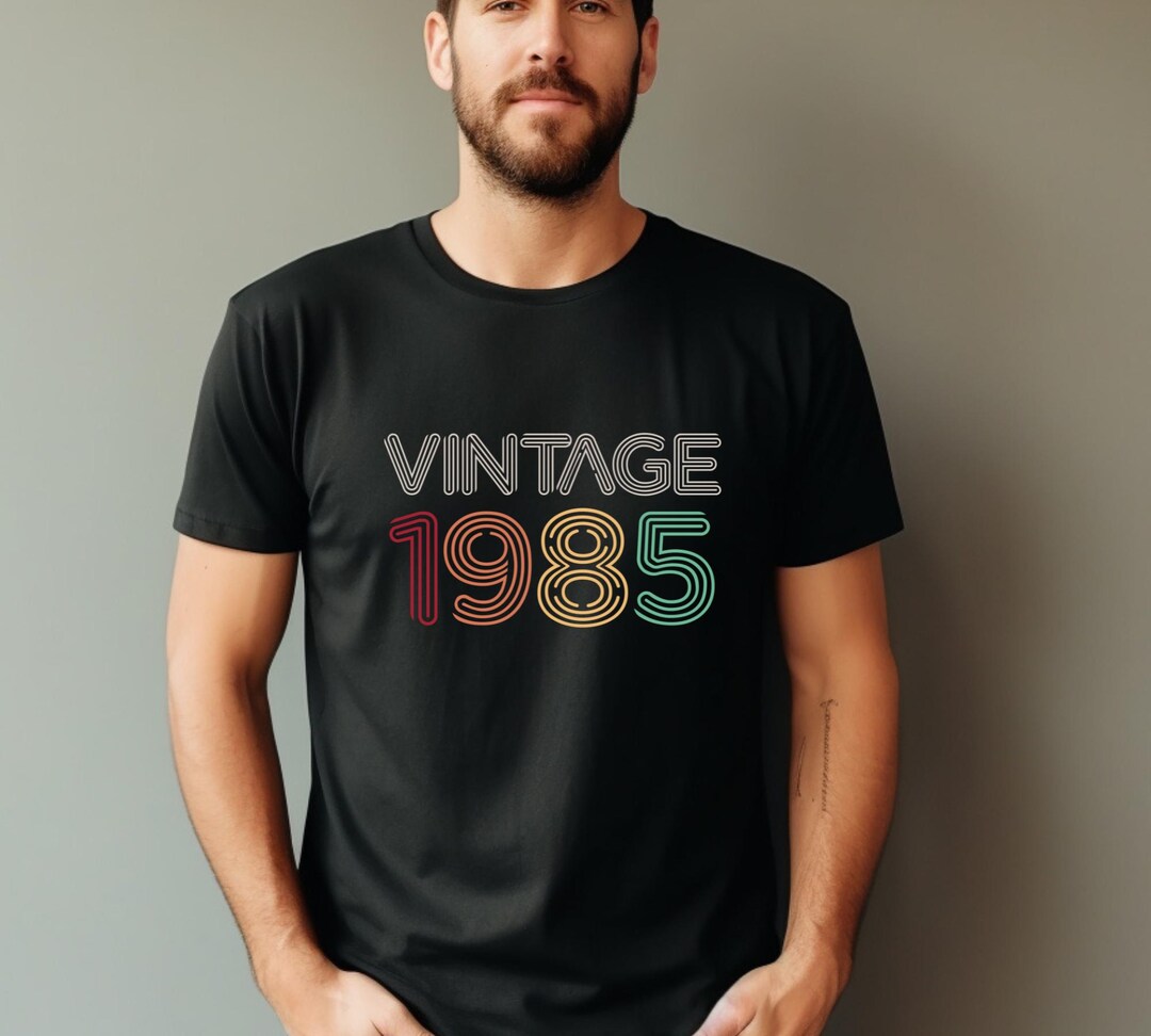 Vintage 1985 T-shirt | 1985 Vintage Birthday Gift Tee | Retro 40th ...