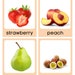 Fruit Flashcards - Neurodivergent Learners - Etsy