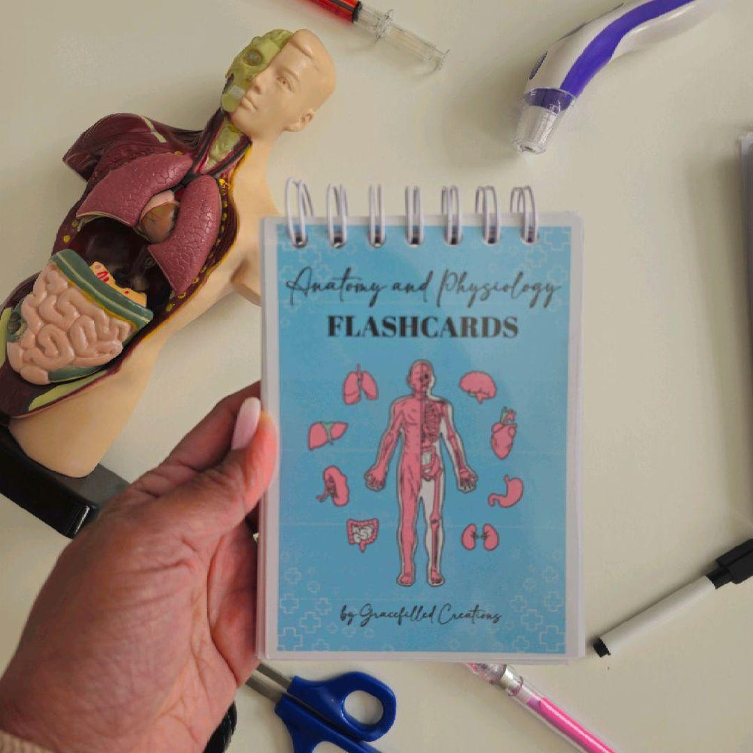 Anatomy & Physiology Flashcard Study Guide - Medical Student Pocket ...