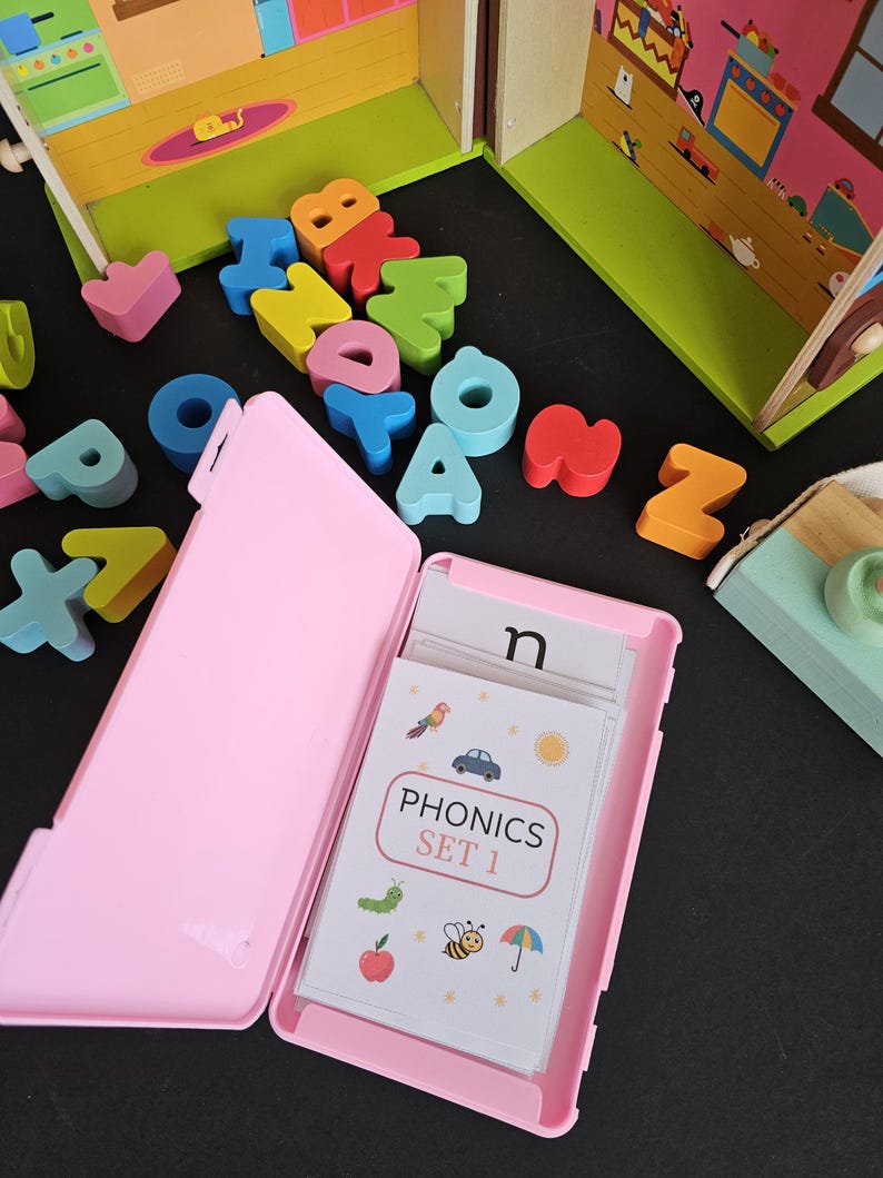 Phase 1 Phonics Flashcards, Children Phonics Learning, Set 1 Reading ...