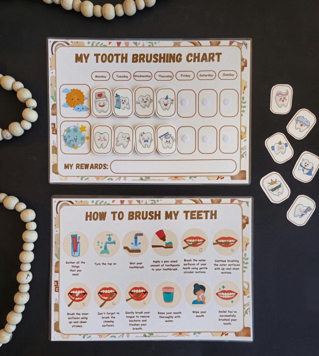 Tooth Brushing Reward Chart: Visual Guide for Kids, Autism & SEN - Etsy UK