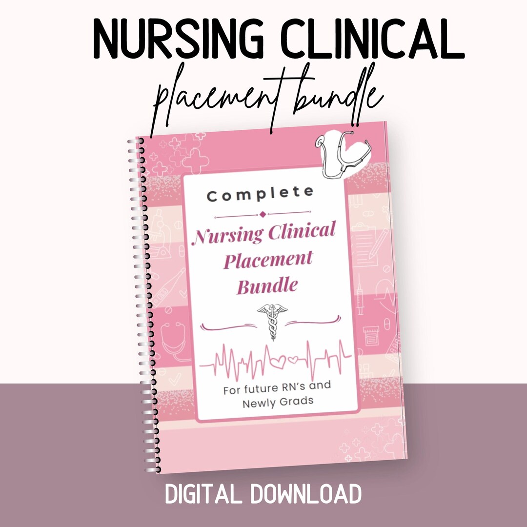 Nursing Clinical NHS Placement Bundle for Healthcare Nursing Students ...