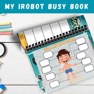 Irobot Themed Busy Book / Printable / Preschool Curriculum / Toddler ...