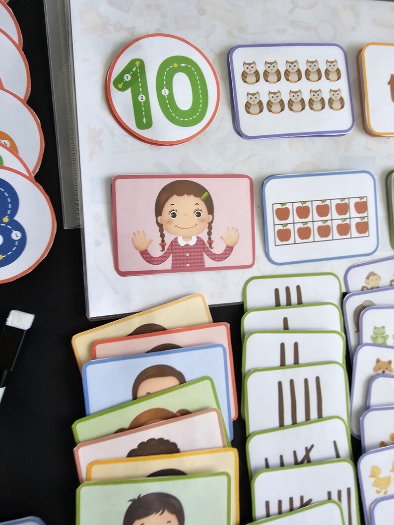 Tens Frame Number Cards Worksheet | 0-10 Numeral Flash Cards | Maths ...