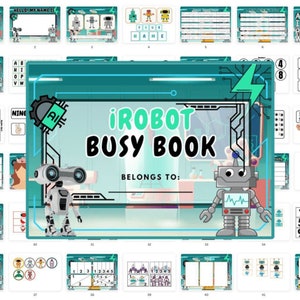 Irobot Themed Busy Book / Printable / Preschool Curriculum / Toddler ...