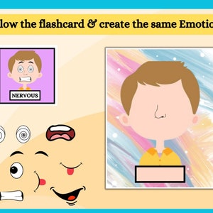Emotions Activity for Kids: Boy Version Feeling Chart (digital Download ...