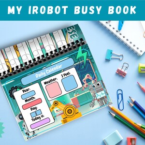 Irobot Themed Busy Book / Printable / Preschool Curriculum / Toddler ...