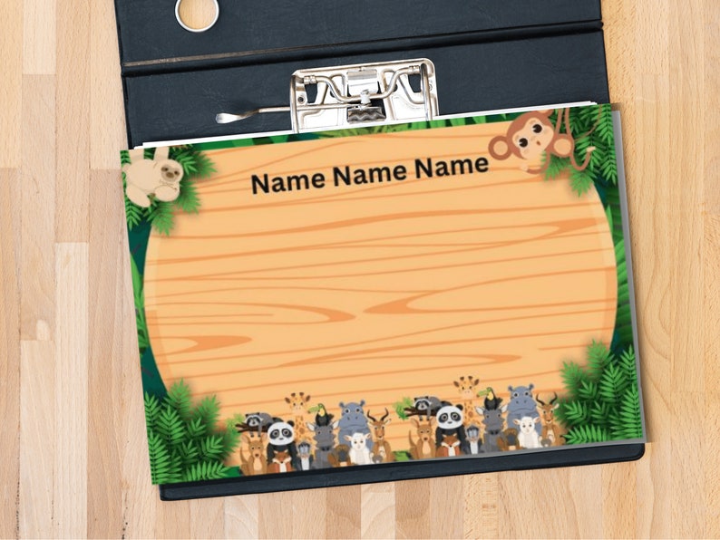 Animals Busy Book Printable, Kids Animal Educational Activity Book ...