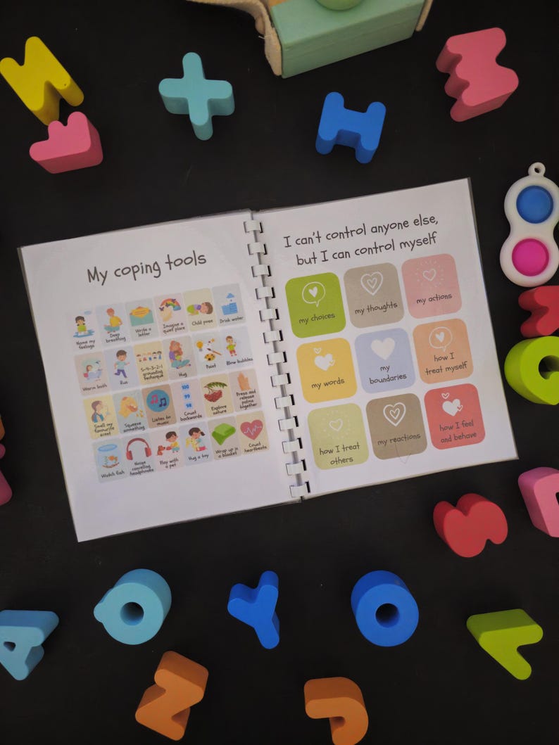 Zones of Regulation Book: Feelings Scale, Autism/adhd Resources - Etsy UK