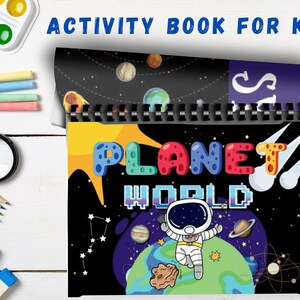 Solar System Busy Book Outer Space Learning Binder Personalized Space ...