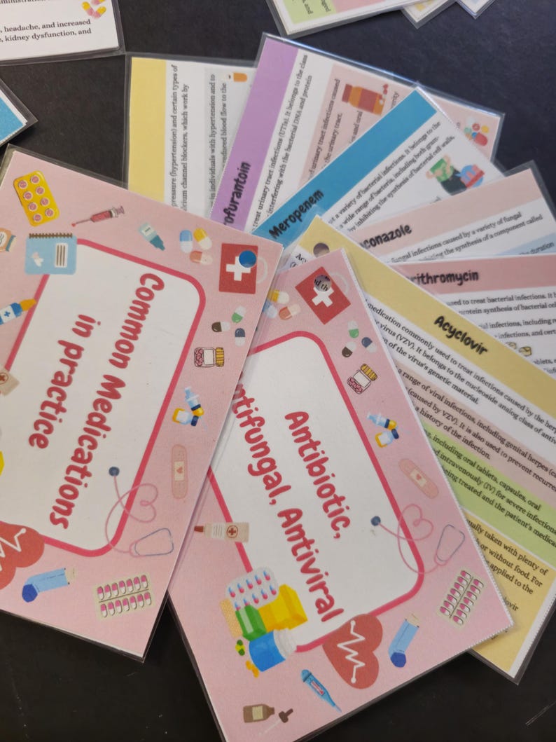 Common Medications in Practice Flashcards Pocket Guide for Student ...